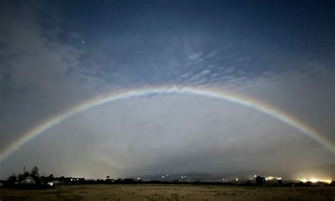 Best Pictures As Moonbow Makes Rare Appearance Over Inverness