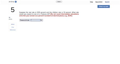Solved Ch Hwi Saved Save Exit Submit Help Check My Work Chegg Com