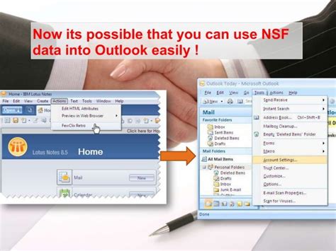 Access Lotus Notes Database In Outlook Pptx