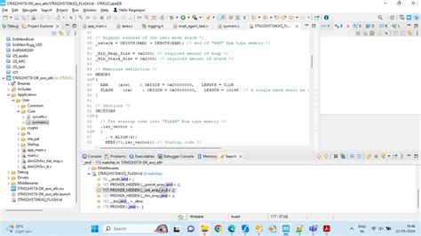 solved how to add x cube aws middleware package in stm c