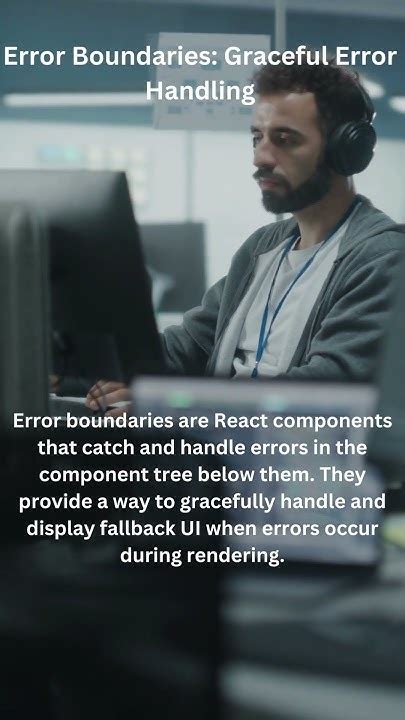 Error Boundaries Graceful Error Handling Shorts Javascript React
