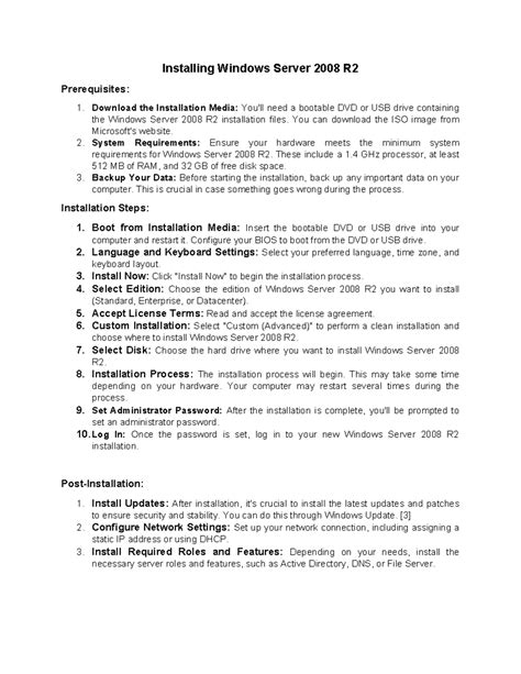 Installing Windows Server R Download The Installation Media You Ll Need A Bootable DVD