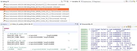 CCS TDA VMXEVM Cannot Load Binary To R F Core Located In MAIN Domain In No Boot Mode Through