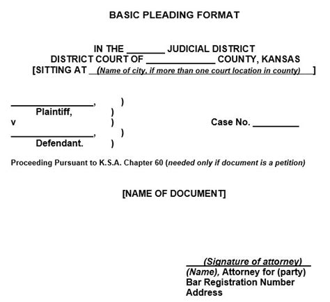 Blank Pleading Paper Essential Guide For Legal And Official Use