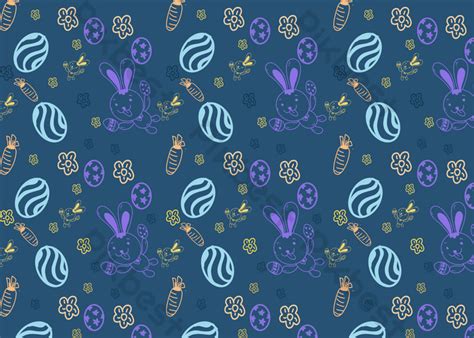 Easter Egg Cute Line Background Psd Free Download Pikbest