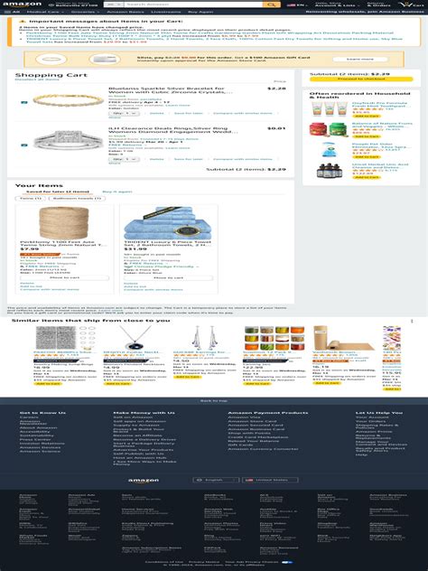 shopping cart pdf