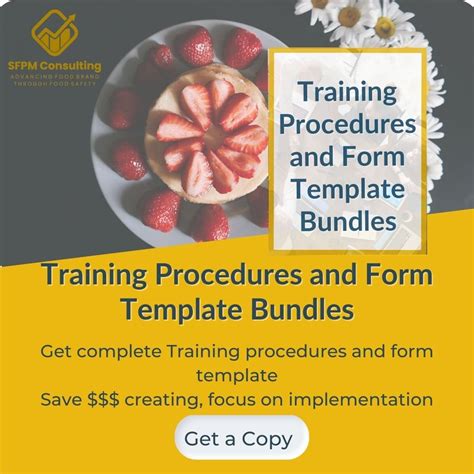 Training Procedures And Form Template Bundles Sfpm Consulting