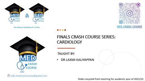 2223 Finals Crash Course Series Cardiology Part 2 Youtube