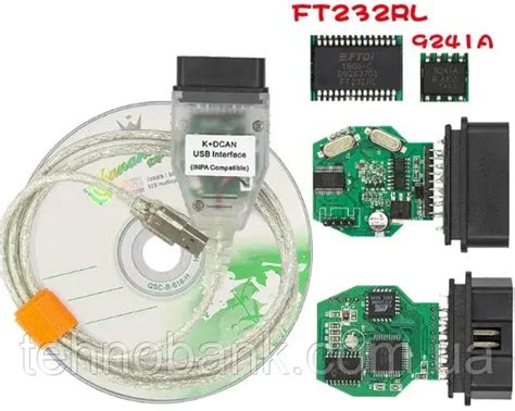 BMW INPA диагностический сканер K+DCAN FT232RL OBD2 обд (ID#1630865990 ...