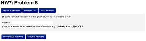 Solved Hw7 Problem 8 Previous Problem Problem List Next