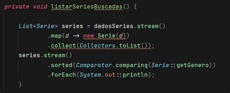 Correção Listarseriesbuscadas Java Persistência De Dados E Consultas