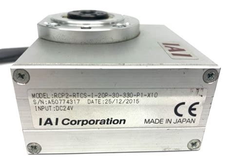 Iai Rcp2 Rtcs I 20p 30 330 P1 X10 330 Degree Rotary Robo Cylinder W