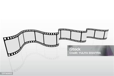 사실적인 3d 필름 스트립 프레임 시네마 배경 텍스트가 있는 시네마 템플릿을 디자인합니다 광고 포스터 브로셔 배너 전단지 포스터에 대한 벡터 템플릿 동영상 예술 디자인 필름