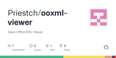 GitHub Priestch Ooxml Viewer Open Office XML Viewer