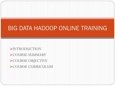 Ppt Bigdata Hadoop Online Course Training Iq Online Training