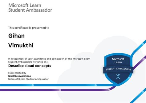 Gihan Vimukthi On Linkedin Cloudcomputing Webinar Certificate
