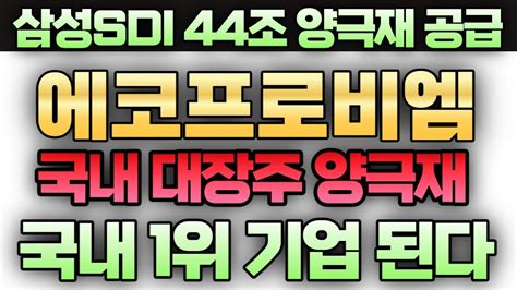 에코프로에코프로주식에코프로주가에코프로전망에코프로주가전망에코프로목표가에코프로분석2차전지양극재에코프로비엠에코프로