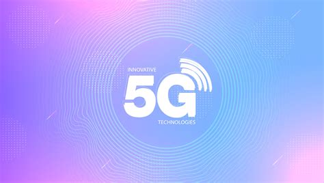 5g Wireless Internet Connection Network Background High Speed Data Communication Concept Or