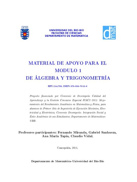 Modulo 1 Algebra Pdf Proposición Conjunto Matemáticas
