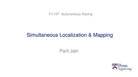 Ppt Simultaneous Localization And Mapping Paril Jain Previous Week Powerpoint Presentation