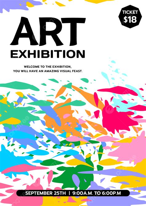 미술 전시회 홍보 전단지 다채로운 미술 전시회 포스터 템플릿 Psd 다운로드 디자인 자료 다운로드 미술 전시회 홍보 전단지 다채로운 미술 전시회 포스터 템플릿 Psd 다운로드 디자인 자료 다운로드