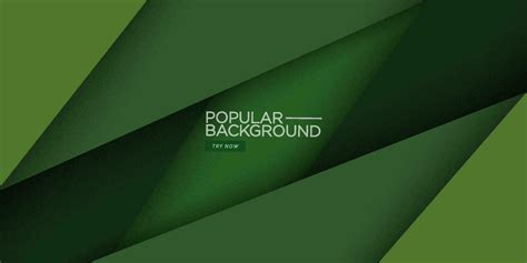 Abstract Dark Green Overlap Background Template Vector With Triangle Papercut Pattern Green