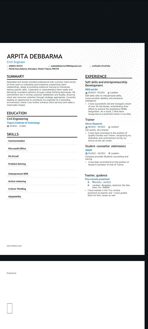 Arpita Debbarma On Linkedin My Experience