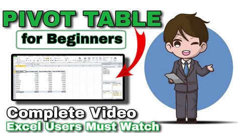 How To Create Pivot Table In Excel Hindi Pivot Table For Beginners