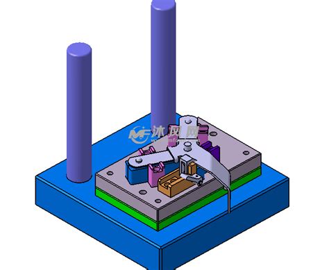 钣金压铆模具结构图解 五金冲压模具结构图解 伤感说说吧