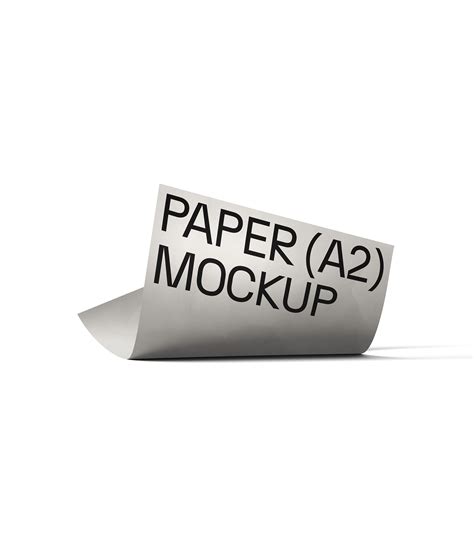 Paper Mockup V22 Front View Mockup Store Creatoom