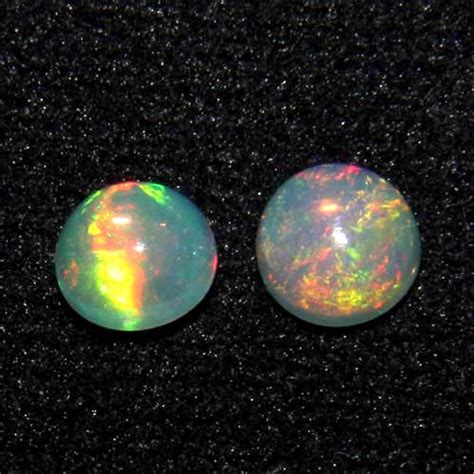 Opal Cabochon Pair 2 Pcs Opal Natural Opal Opal Pair Welo Fire Opal
