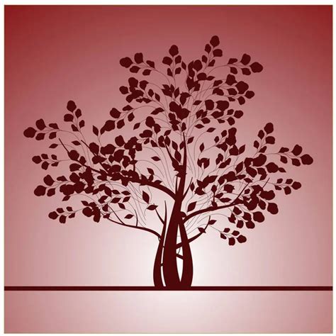 Tree Yellow Background Stock Vector By ©designpicsinc 668269646