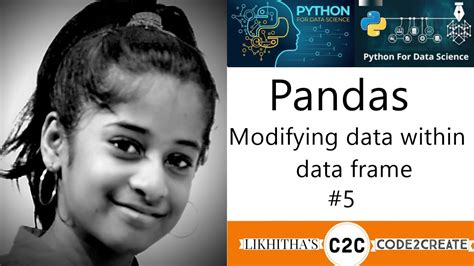 Updating Rows And Columns Modifying Data Within Data Frame Pandas