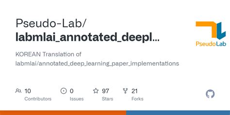 pull requests · pseudo lab labmlai annotated deeplearning paper implementation · github