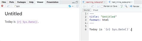 R Markdown Why Is R Inline Code Not Executed In Quarto In Some Situations Stack Overflow