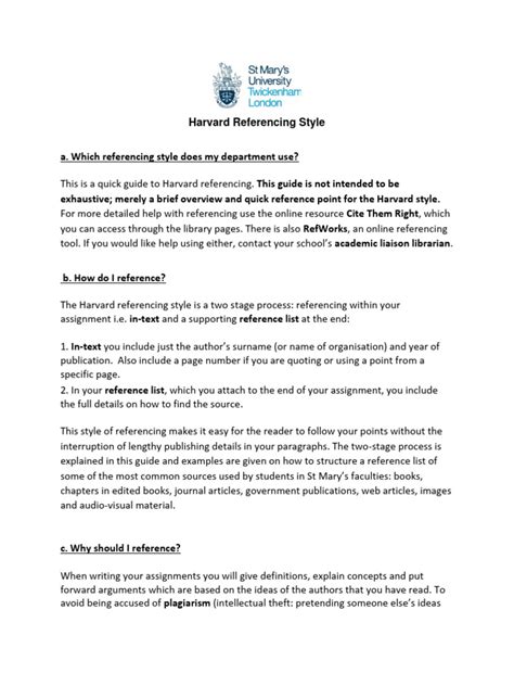 Harvard Guide Pdf Digital Object Identifier Citation