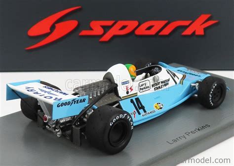 Spark Model S5709 Scale 1 43 Brm F1 P201b N 14 Afrique Del Sud Gp 1977 L Perkins Light Blue White