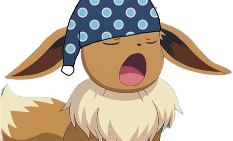 Sleepy Eevee Yawning By Jdesfan3 On Deviantart