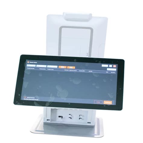 Dual Screen Touch POS System Machine 15 6 Inch Android POS Terminal With Printer 2D Scanner