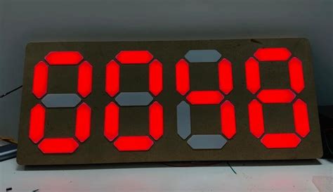 Build A Giant Colorful Seven Segment Display With Neopixels 7 Steps With Pictures
