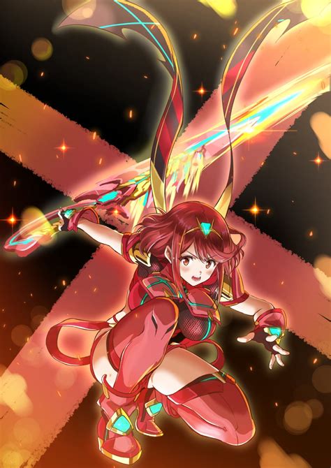 Pyra Xenoblade Chronicles And More Drawn By Yuuuun Danbooru