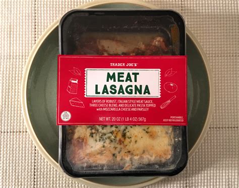 Trader Joes Meat Lasagna Review Freezer Meal Frenzy