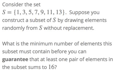 Solved Consider The Set S Suppose You Chegg Com
