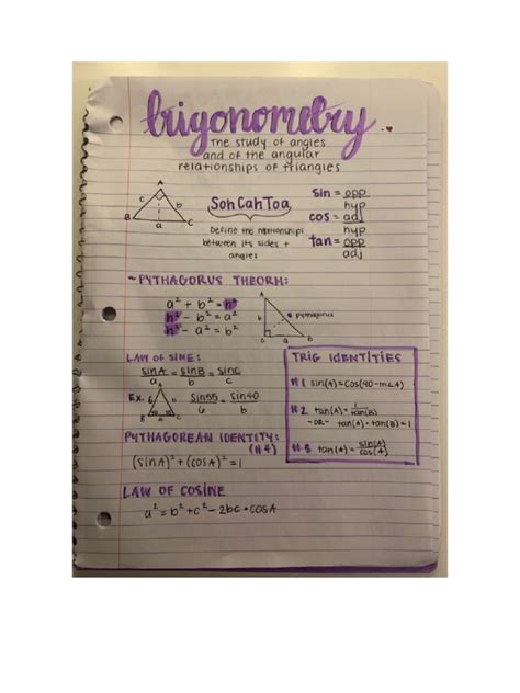math notes pdf