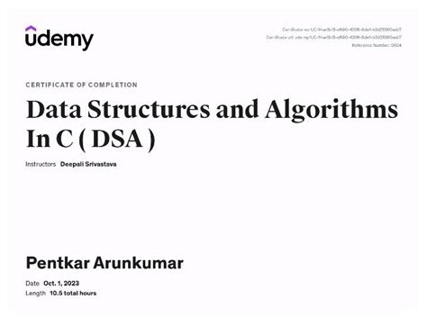 Completed Data Structures And Algorithms Course By Udemy Arun Pentkar Posted On The Topic