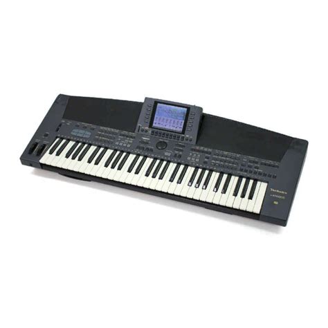 User Manuals Technics SX KN5000 Arranger Keyboard