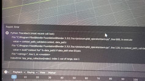 Blender Error Rblenderhelp