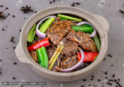 黑椒牛仔骨 中国菜系 食品餐饮 摄影素材 汇图网www huitu