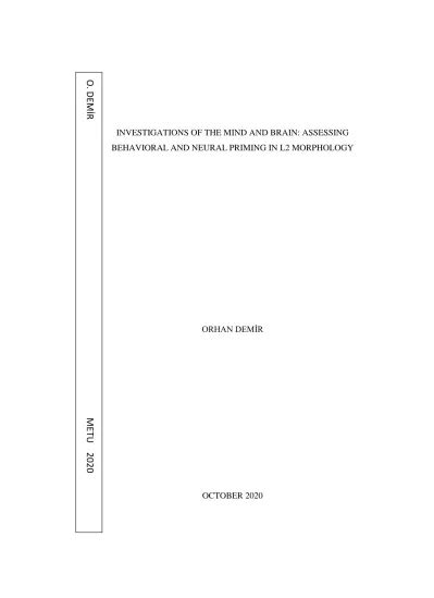 Morphology In Visual Word Recognition Morphological Representation