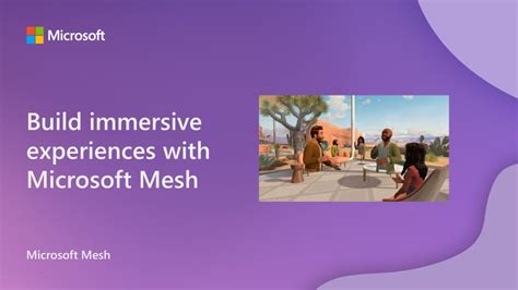 Microsoft Mesh Microsoft 365 Developer Blog